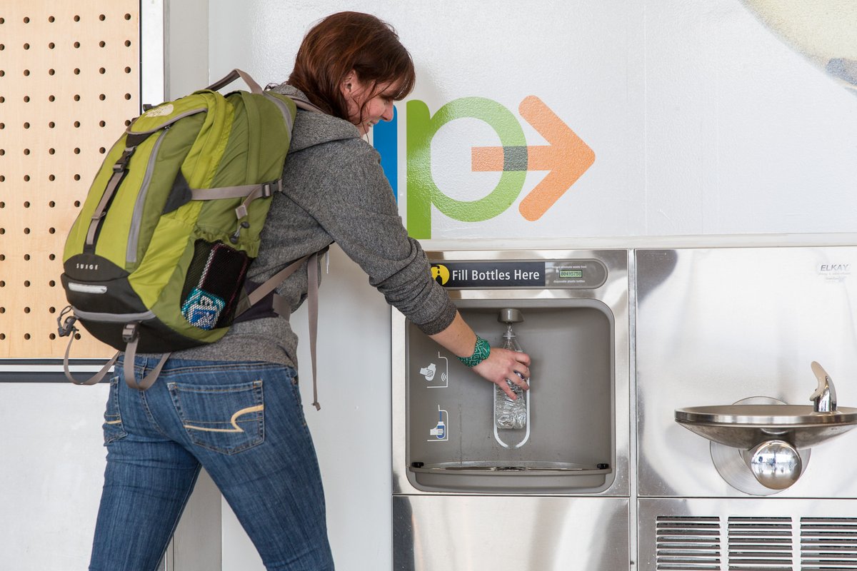 Water Bottle Refill Stations | Port of Seattle