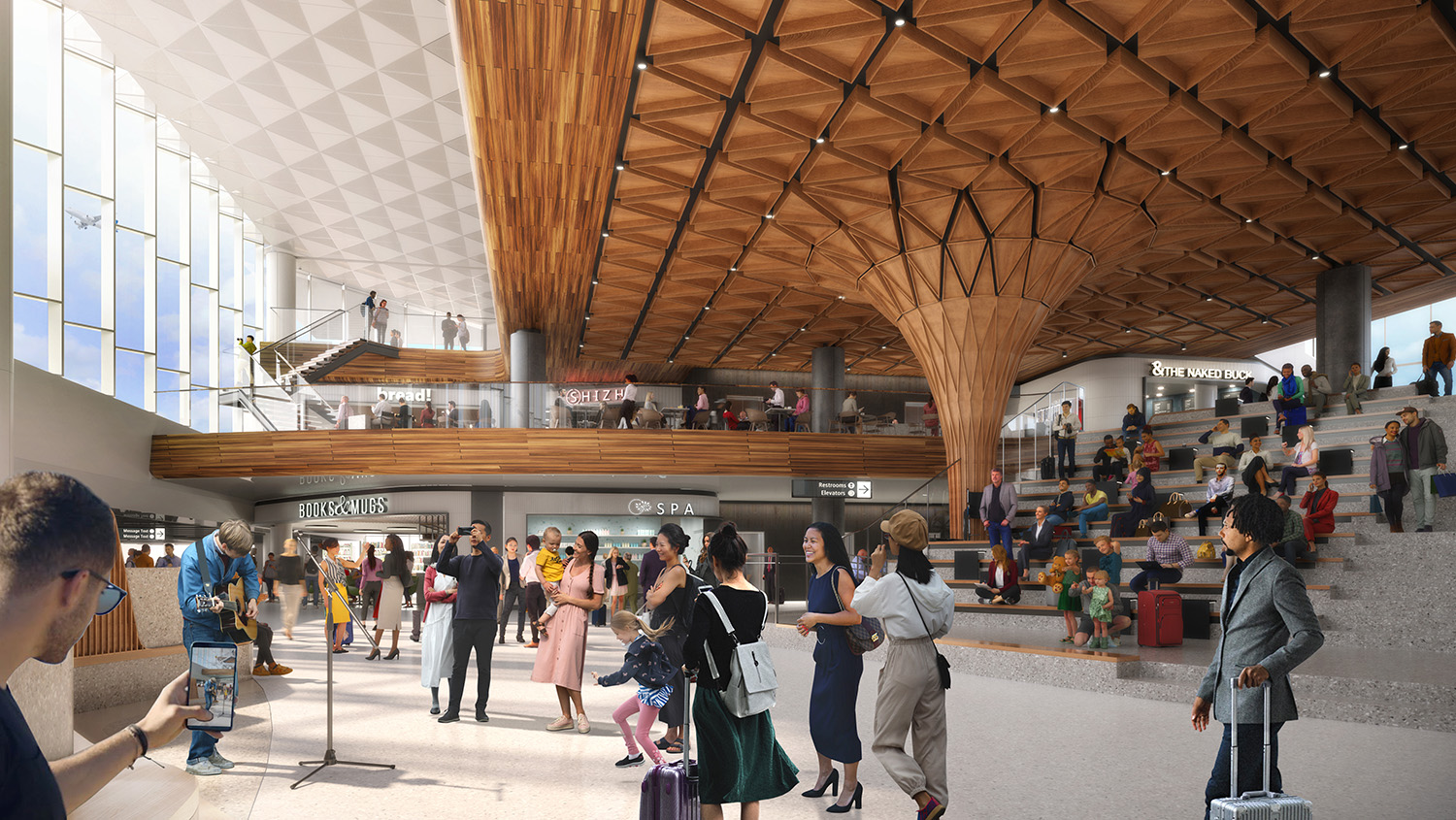 SEA Previews Incredible Improvements Ahead with C Concourse Expansion ...