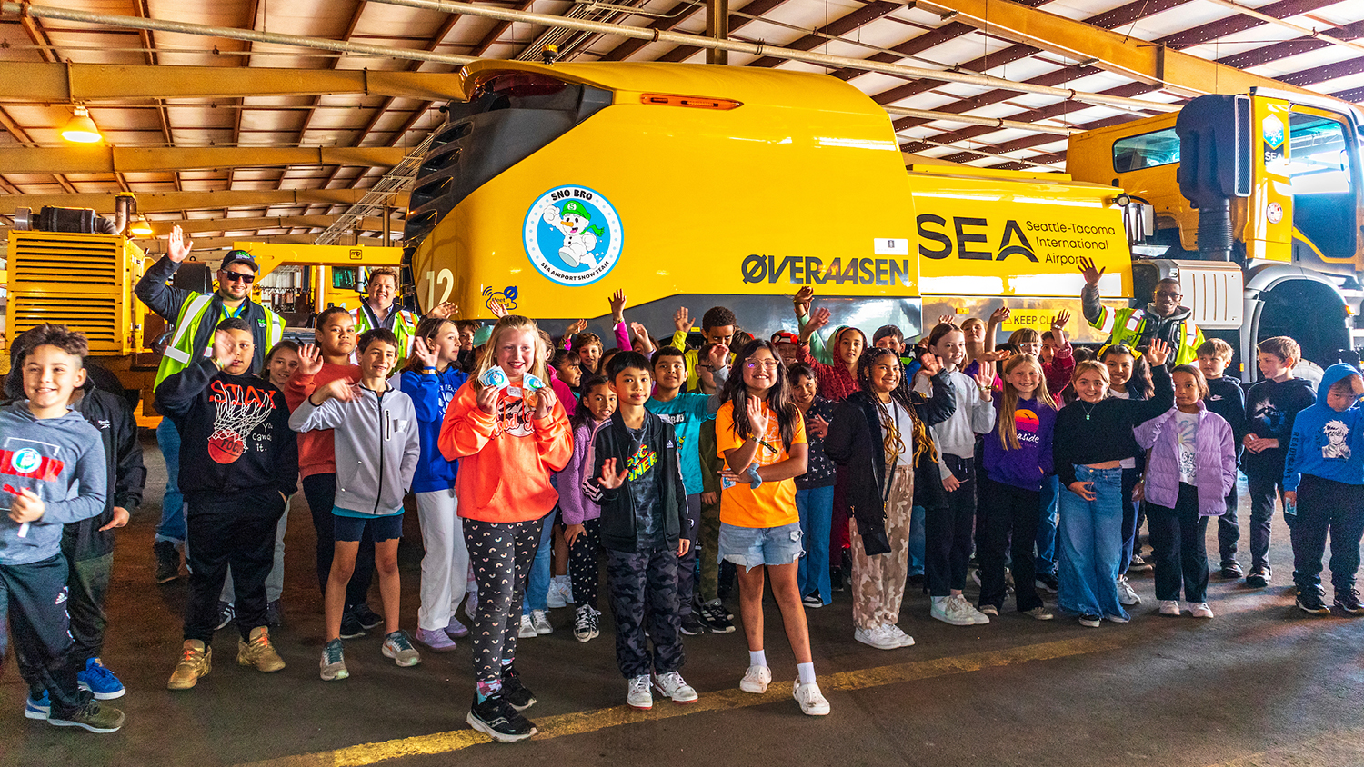 Local Third Graders Dream Up Names for SEA Snowplows | Port of Seattle
