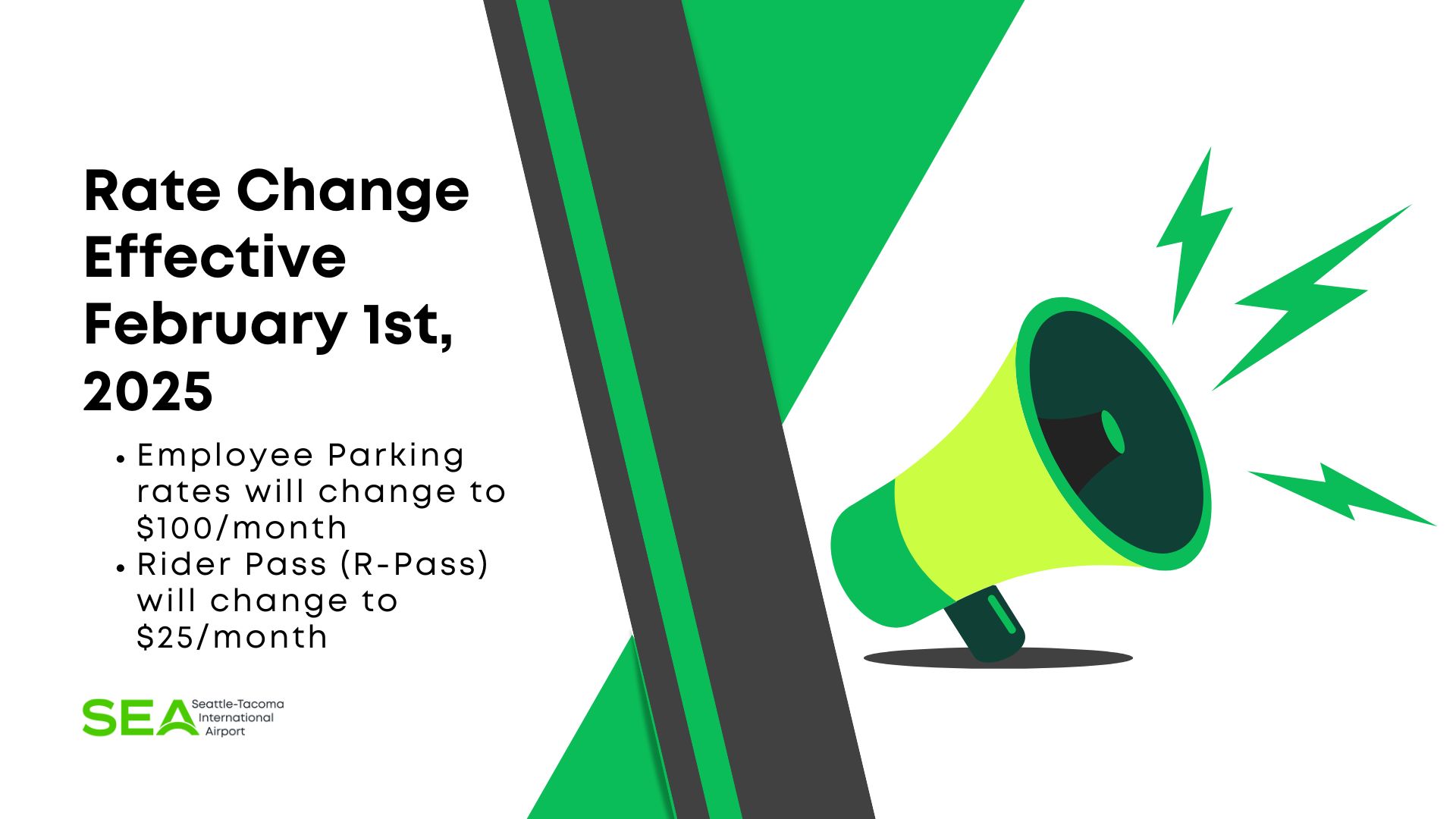 Notice: Rate Change | Port of Seattle
