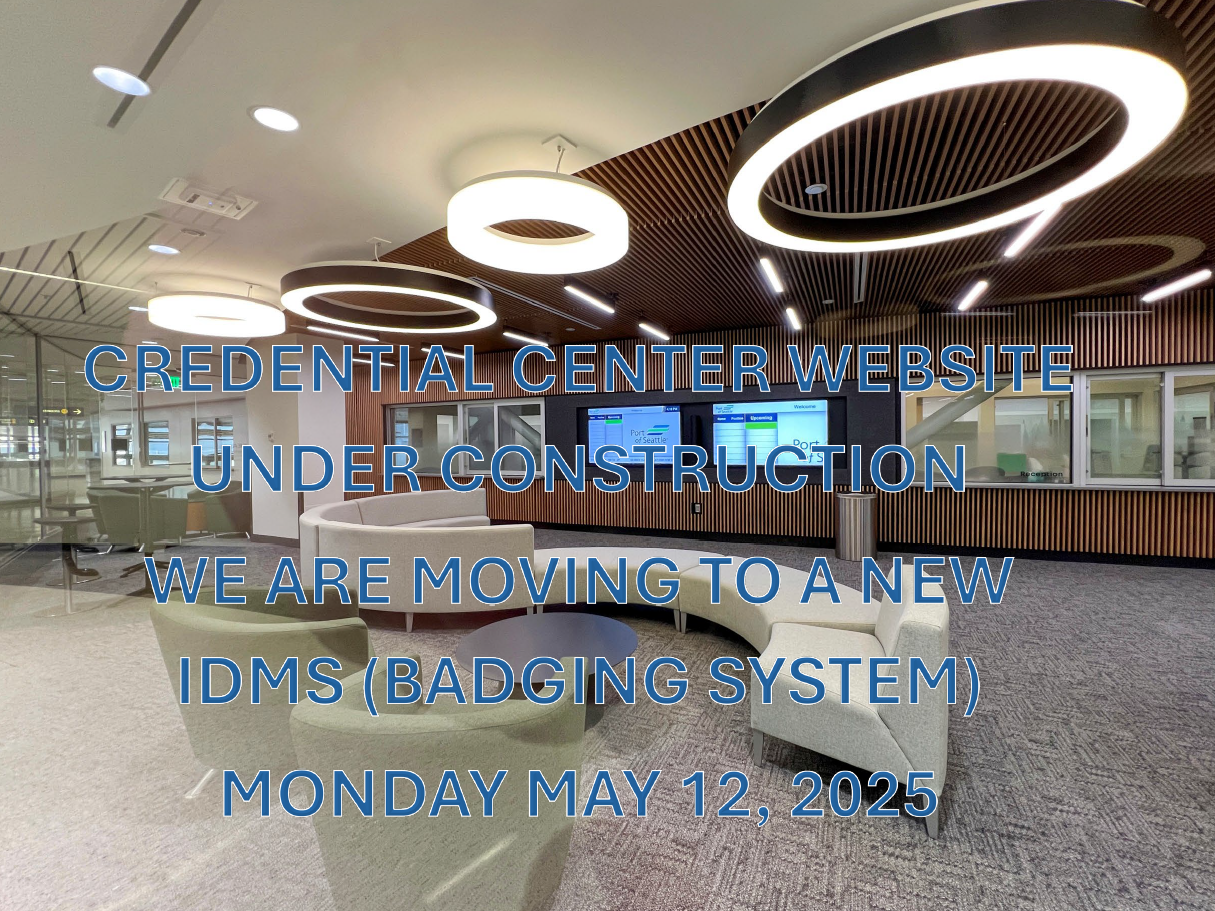 New Company Set Up & Authorized Signers | Port of Seattle