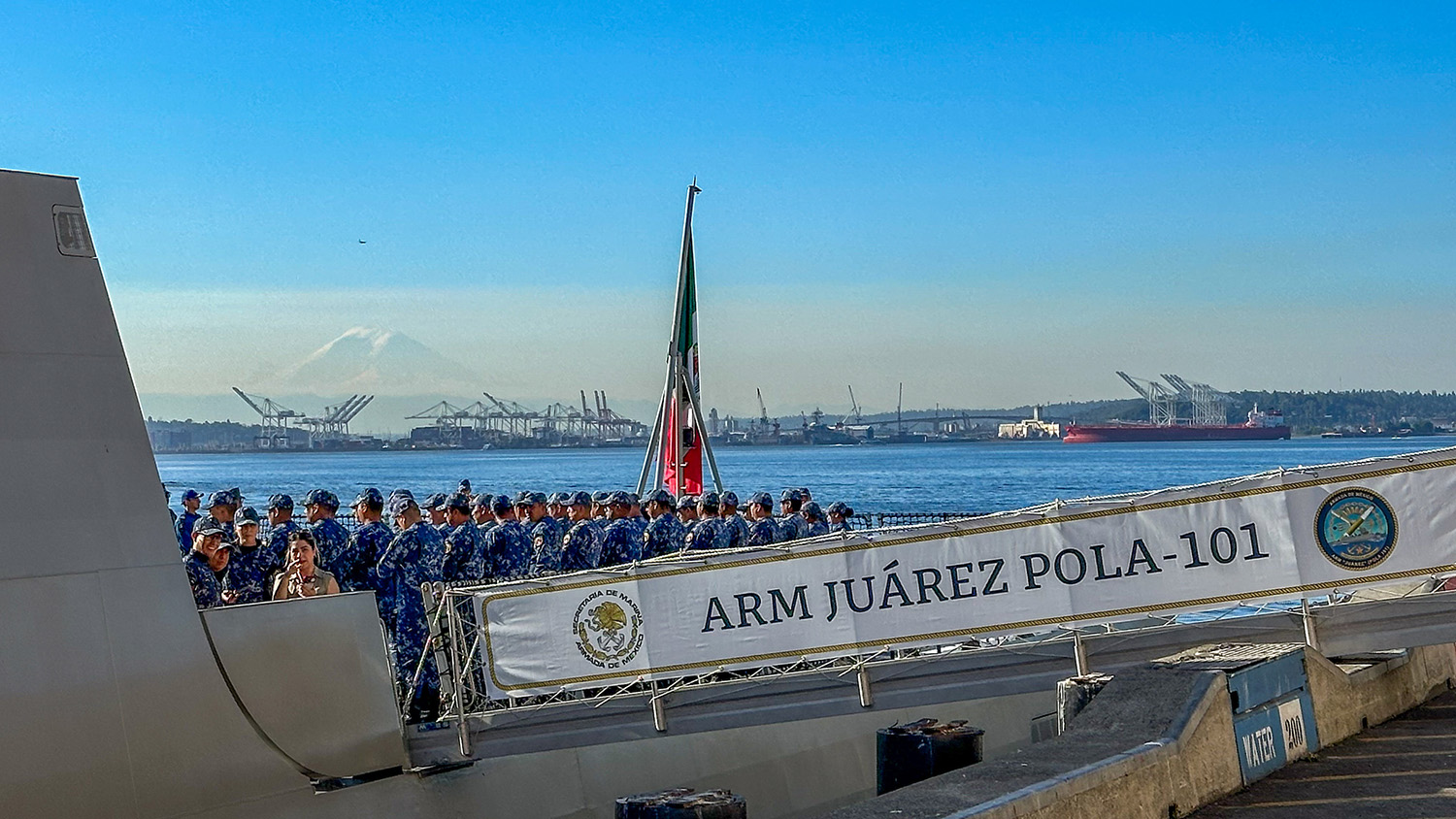 Port Welcomes Mexican Naval Vessel ARM Benito Juarez (POLA 101) | Port ...